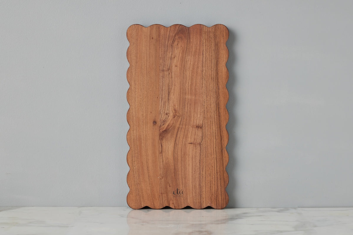 Scalloped Cutting Board, Medium Rectangle — etúHOME